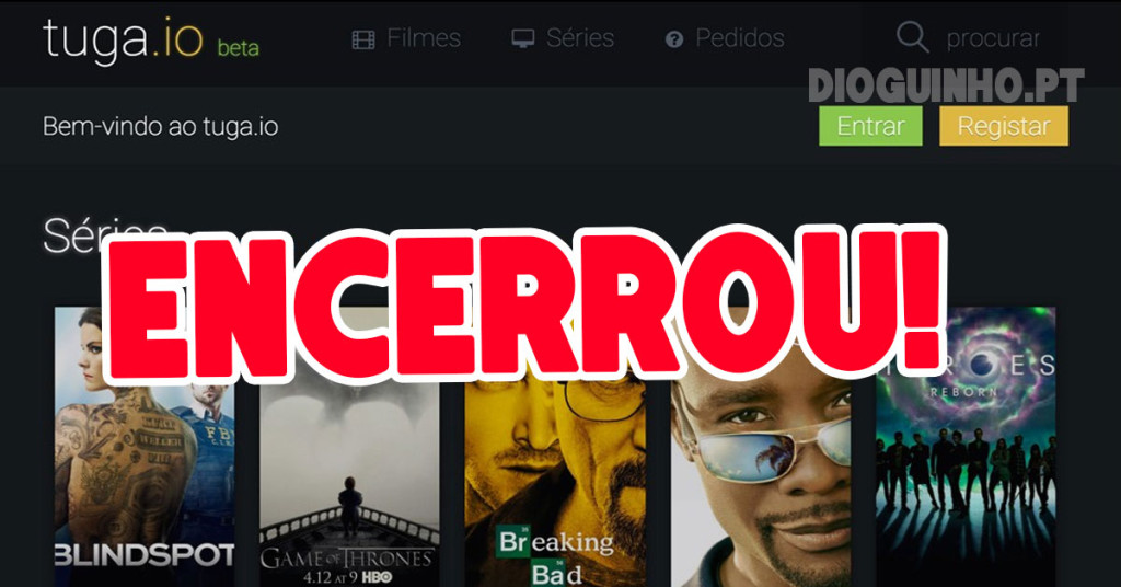 Site pirata Tuga.io encerrou- Dioguinho Blog