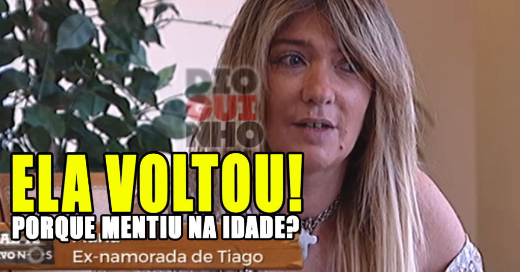 Maria do Tiago Ginga VOLTOU! Deu entrevista exclusiva à TVI
