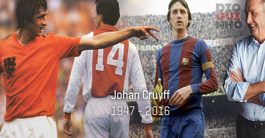Johan Cruyff morreu aos 68 anos