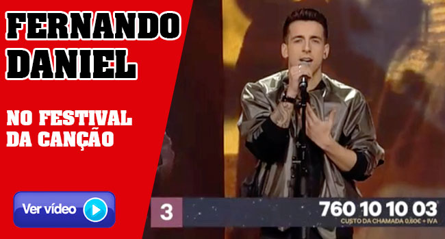 Fernando Daniel apresenta música no Festival da Canção