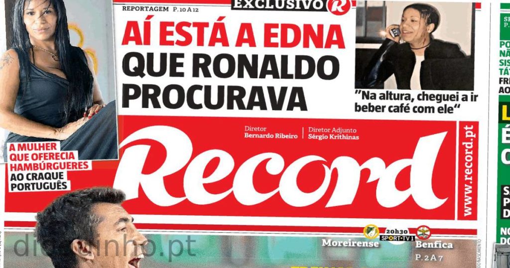 A rapariga dos hambúrgueres Edna Caldas: «Nunca pensei que Ronaldo se ...