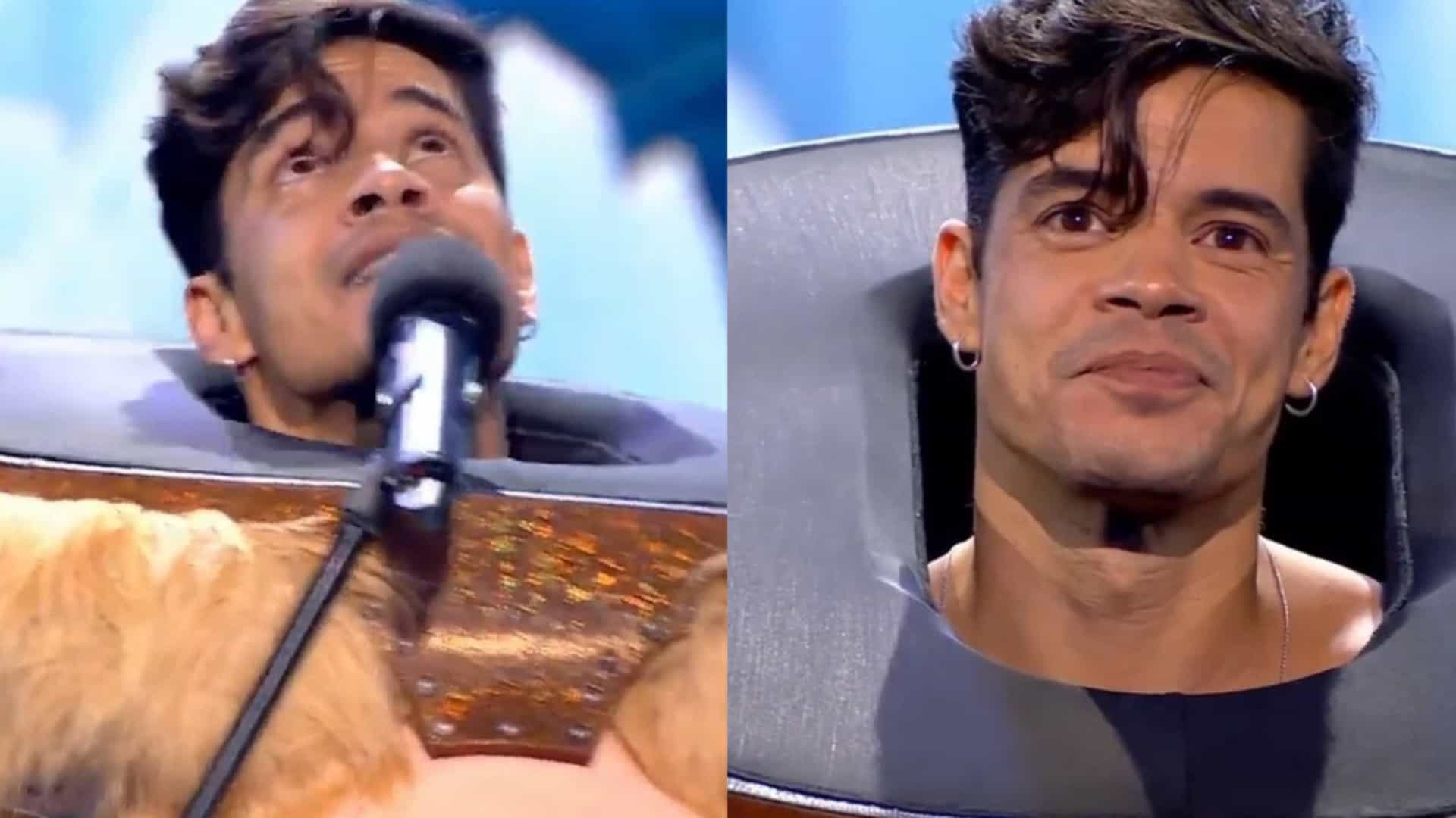 'A Máscara': Ivo Lucas a chorar e a olhar para o céu... a dedicatória a ...