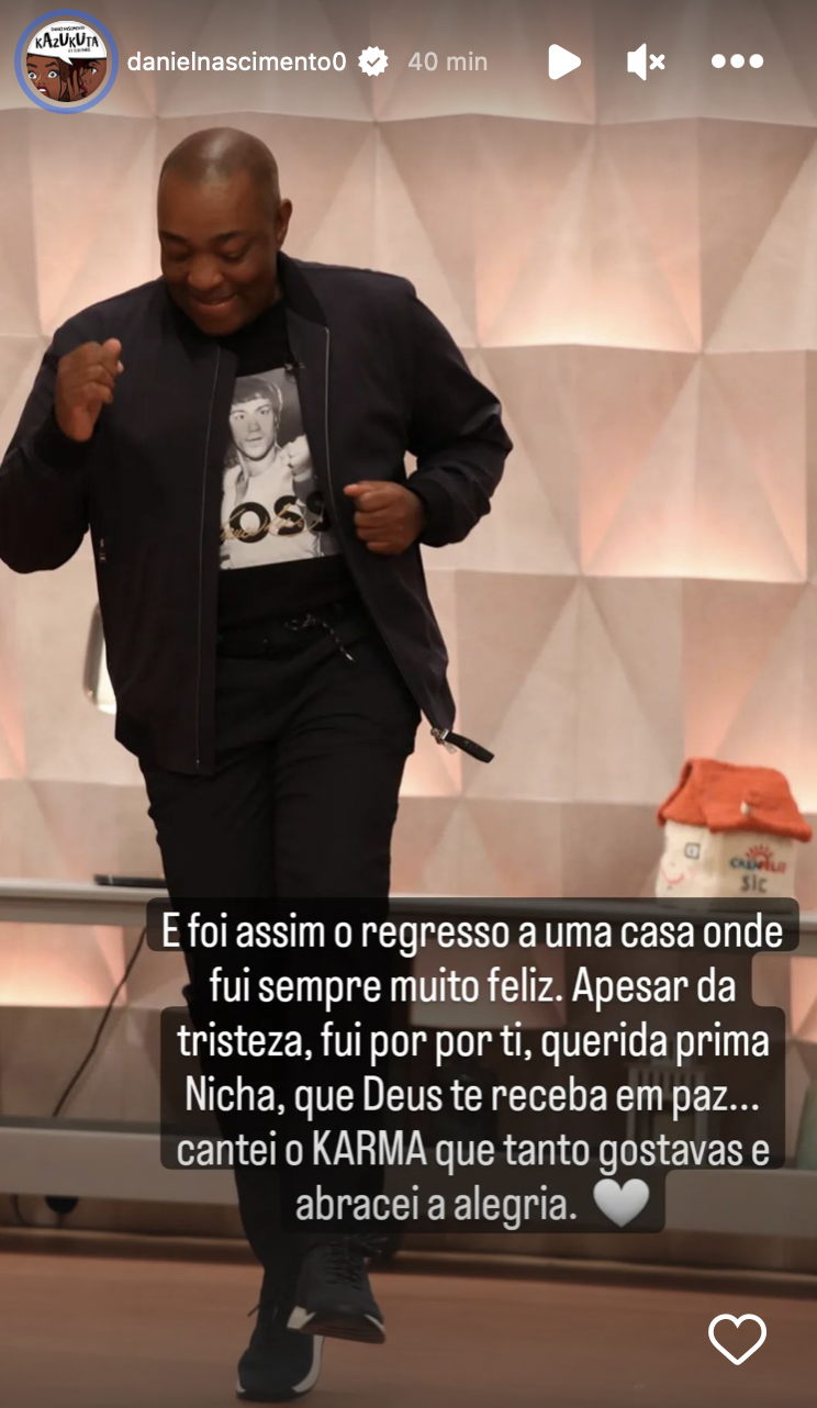 Daniel Nascimento de luto: “Que dor, que tristeza…”