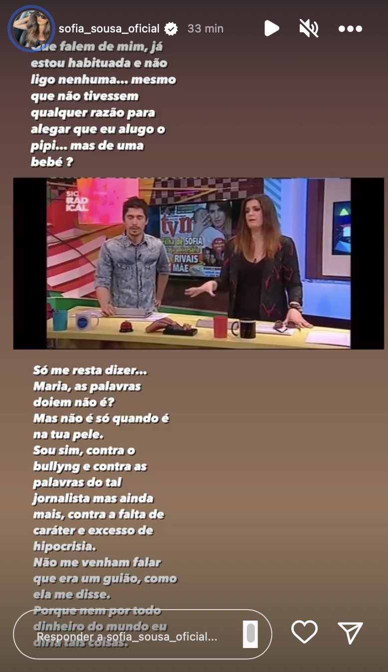 Sofia Sousa arrasa Maria Botelho Moniz: “Nunca vou perdoar estas palavras”