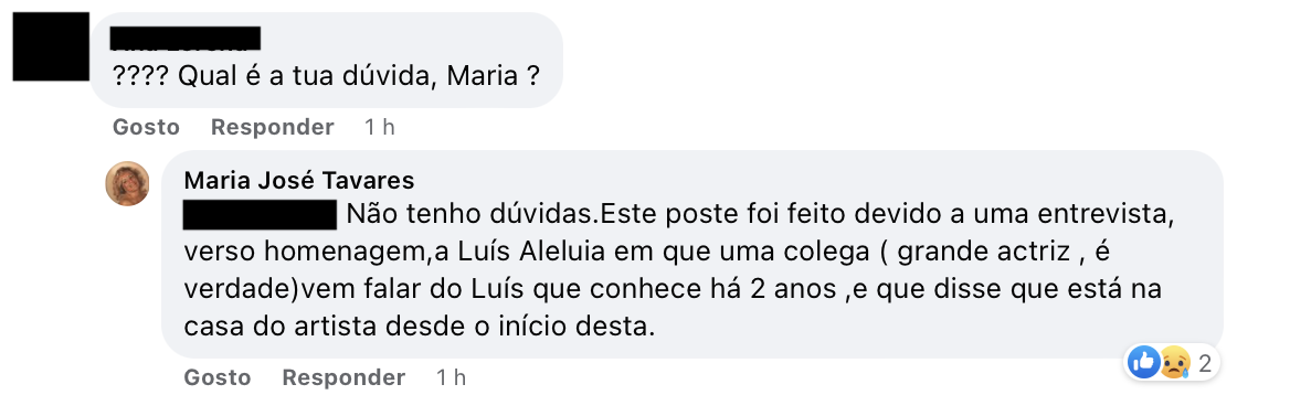Maria Tavares indignada com Natália Luíza após entrevista na TVI
