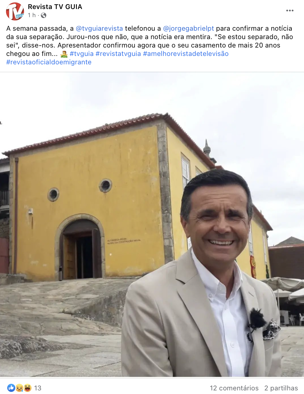 Jorge Gabriel entalado por revista: “Jurou-nos que a notícia era mentira”
