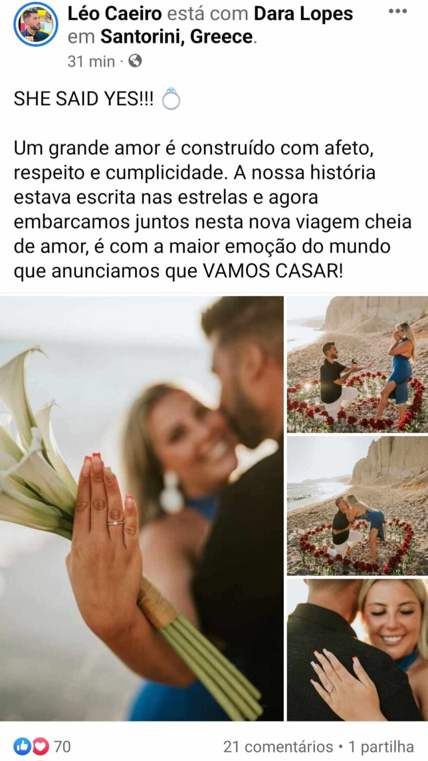Léo Caeiro da CMTV vai casar: “Um grande amor”