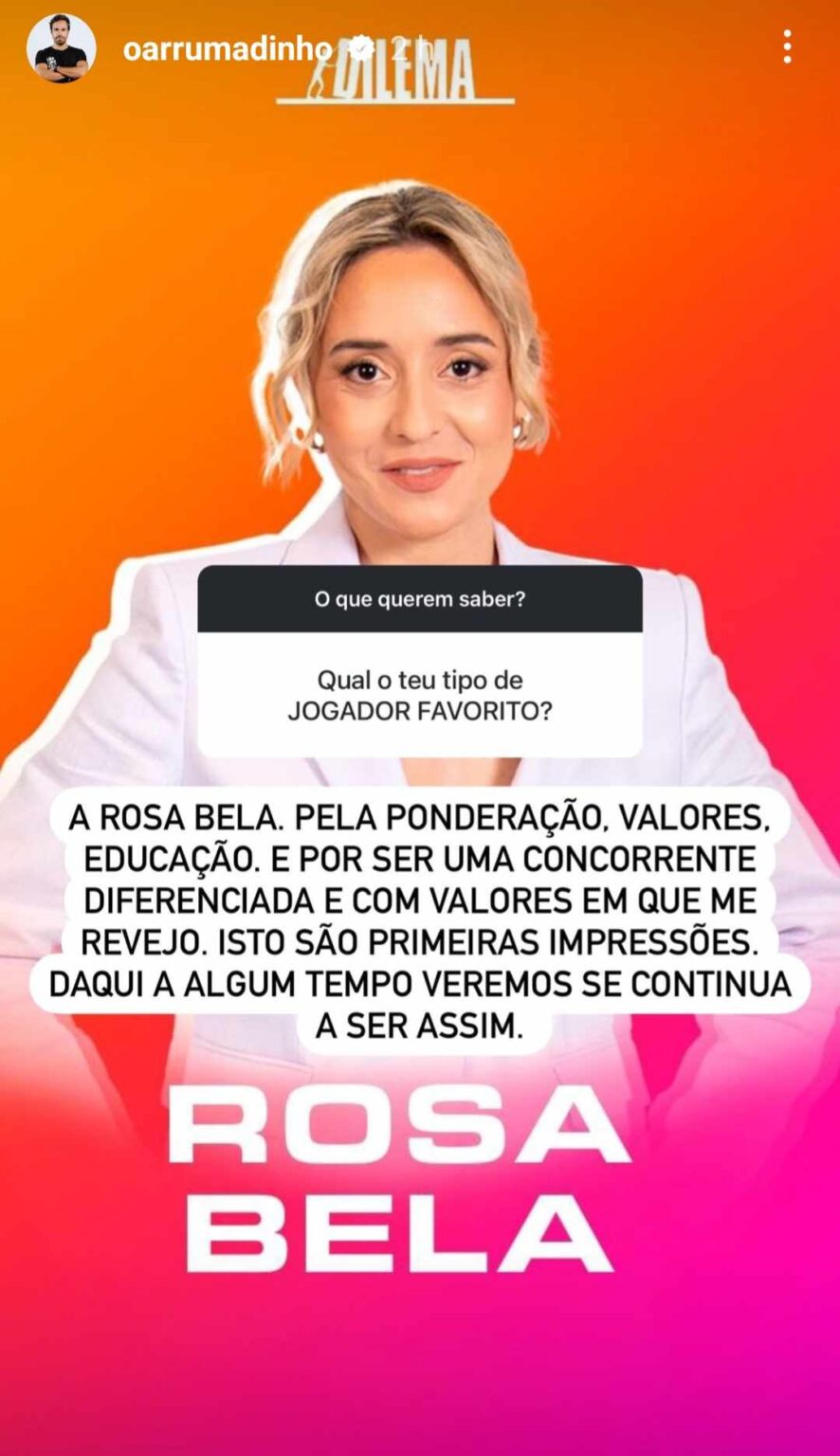 Rosa Bela conquista comentador do "Dilema"