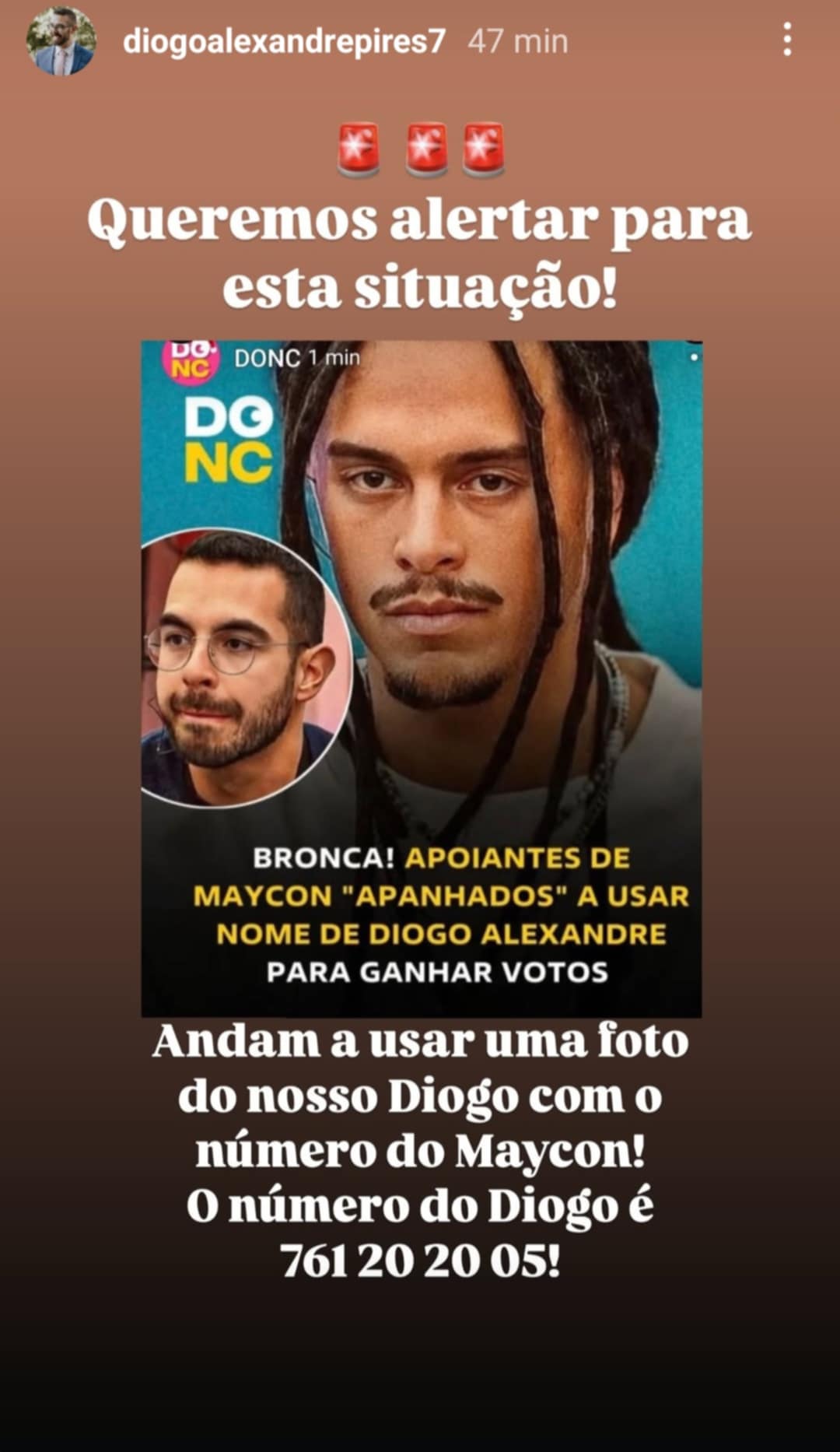 Família de Diogo Alexandre denuncia fãs de Maycon Douglas: "Andam a ...