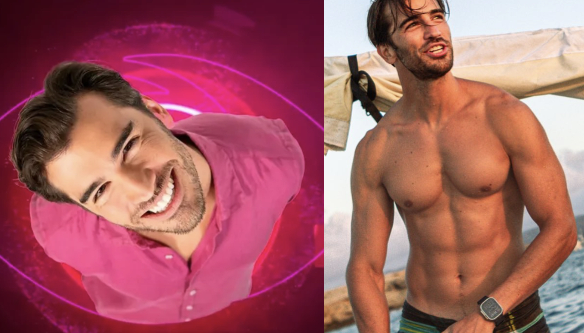 Diogo Bordin do Big Brother "é uma brasa em qualquer parte do mundo", elogia comentador