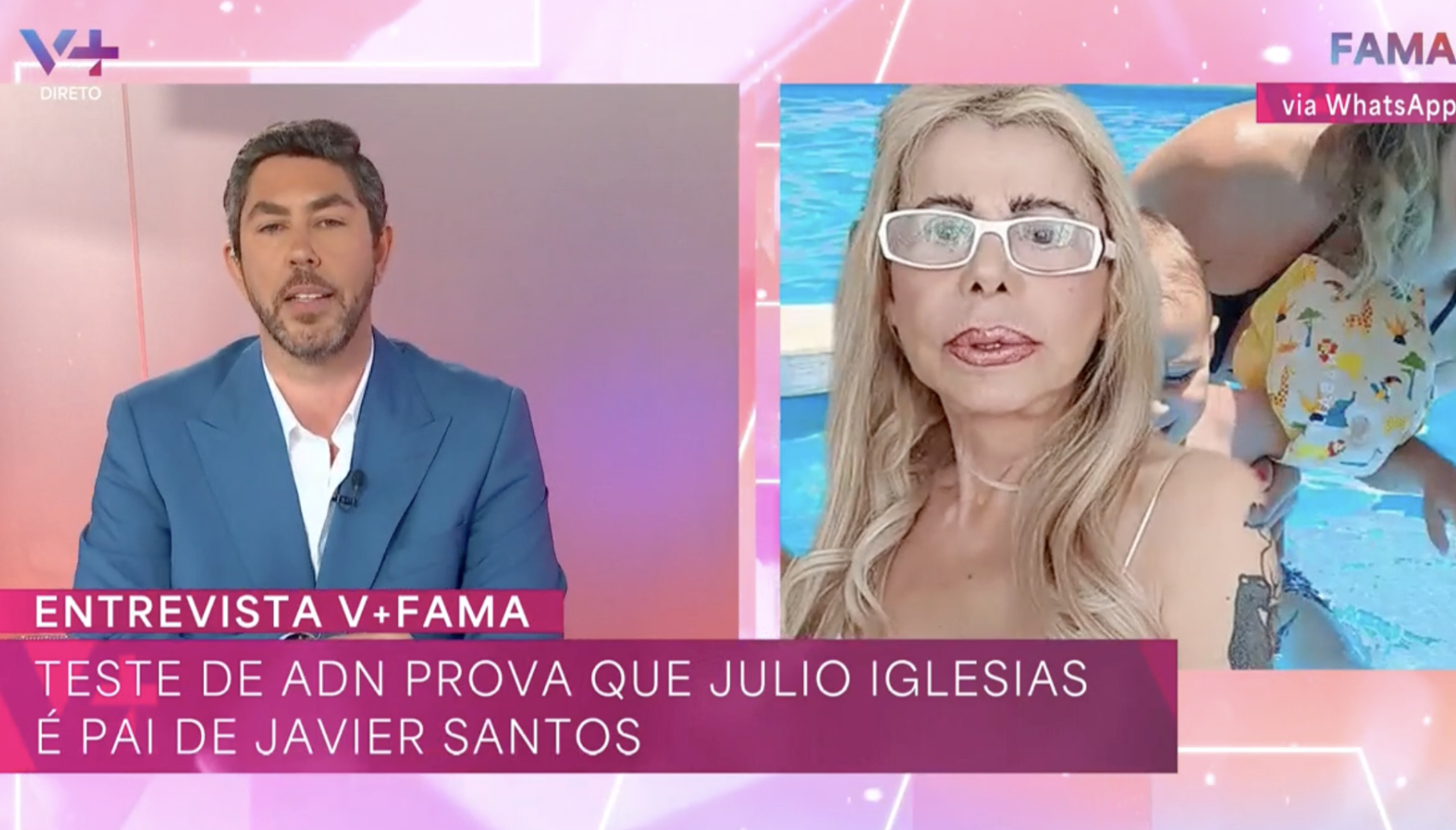 V+ Fama: Maria Edite Santos fala sobre o filho não reconhecido por ...
