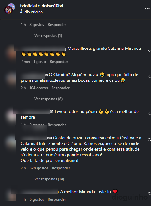 Cláudio Ramos ignora Catarina Miranda em direto na TVI: público acusa ...