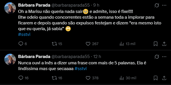 Bárbara Parada acusa TVI e Casa dos Segredos de 'colinho' e farsa'