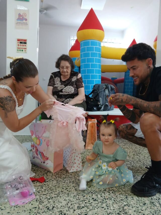 Margarida Aranha partilha imagens da festa da filha e identidade do pai ...