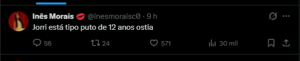 Inês Morais não poupa amigo Jorri no Desafio Final