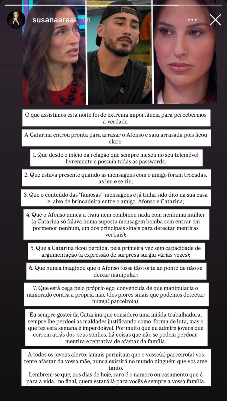 'Especialista' arrasa Catarina Miranda após confronto com Afonso Leitão ...